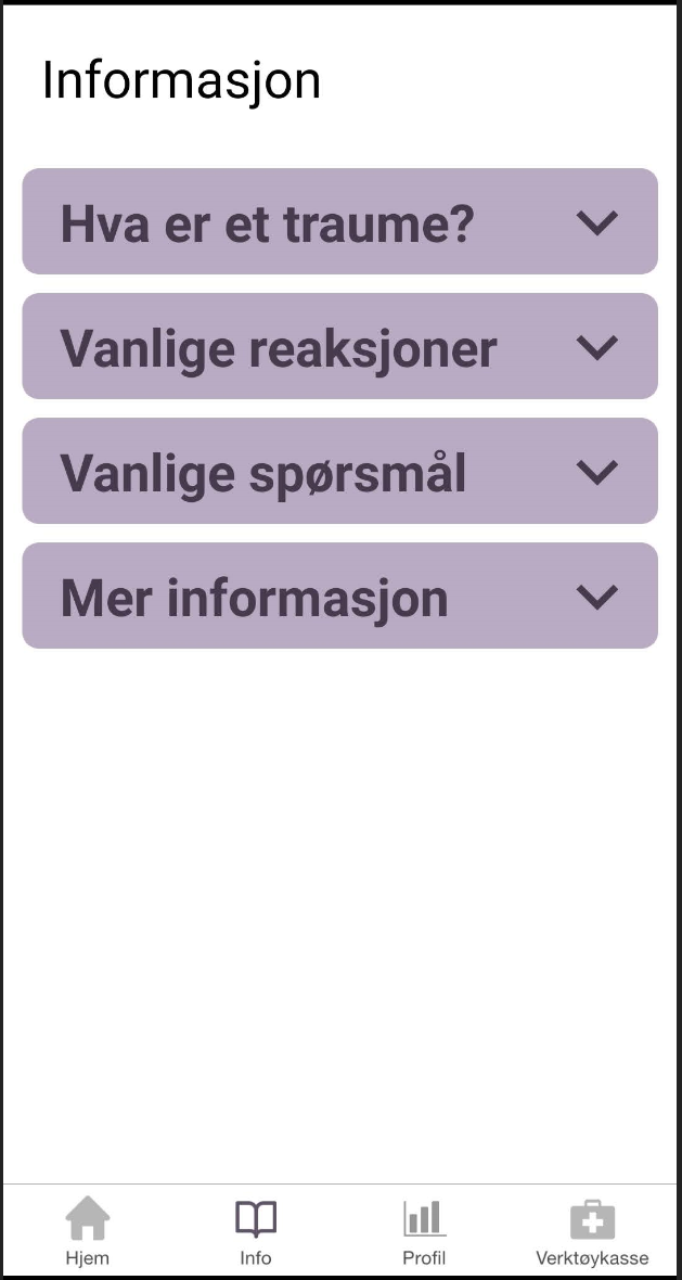 Min hverdag: en app til bruk i behandling av PTSD - NKVTS